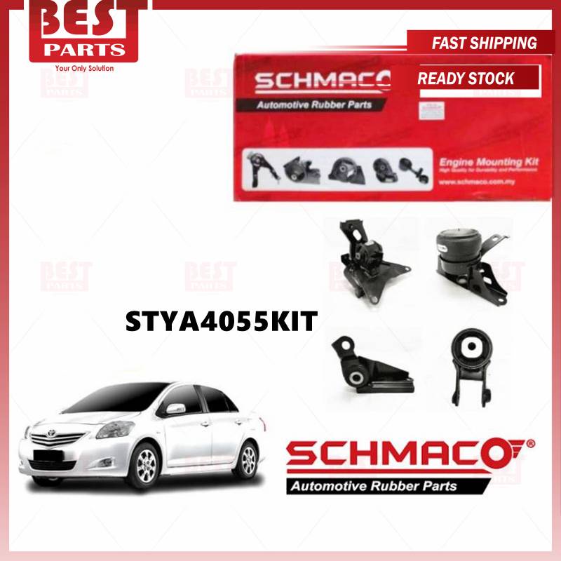 Schmaco Engine Mounting Set Toyota Vios 2007-2012 NCP93 Eng Mtg - vbest ...