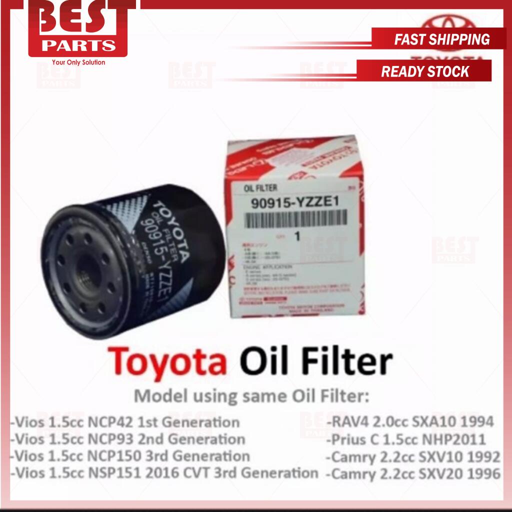 Original Oil Filter 90915-YZZN2 – Toyota Vios Altis Yaris Avanza Rush ...