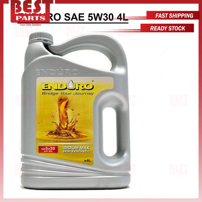 Tan Chong Engine Oil Enduro Semi Synthetic SAE 5W30 API SN Minyak Hitam ...