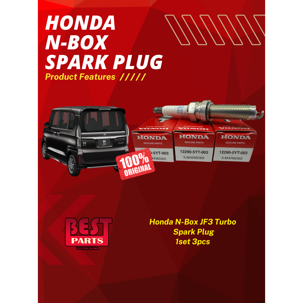 [ORIGINAL]Honda Spark Plug Honda N-Box JF3 Turbo 100% Spark Plug ...