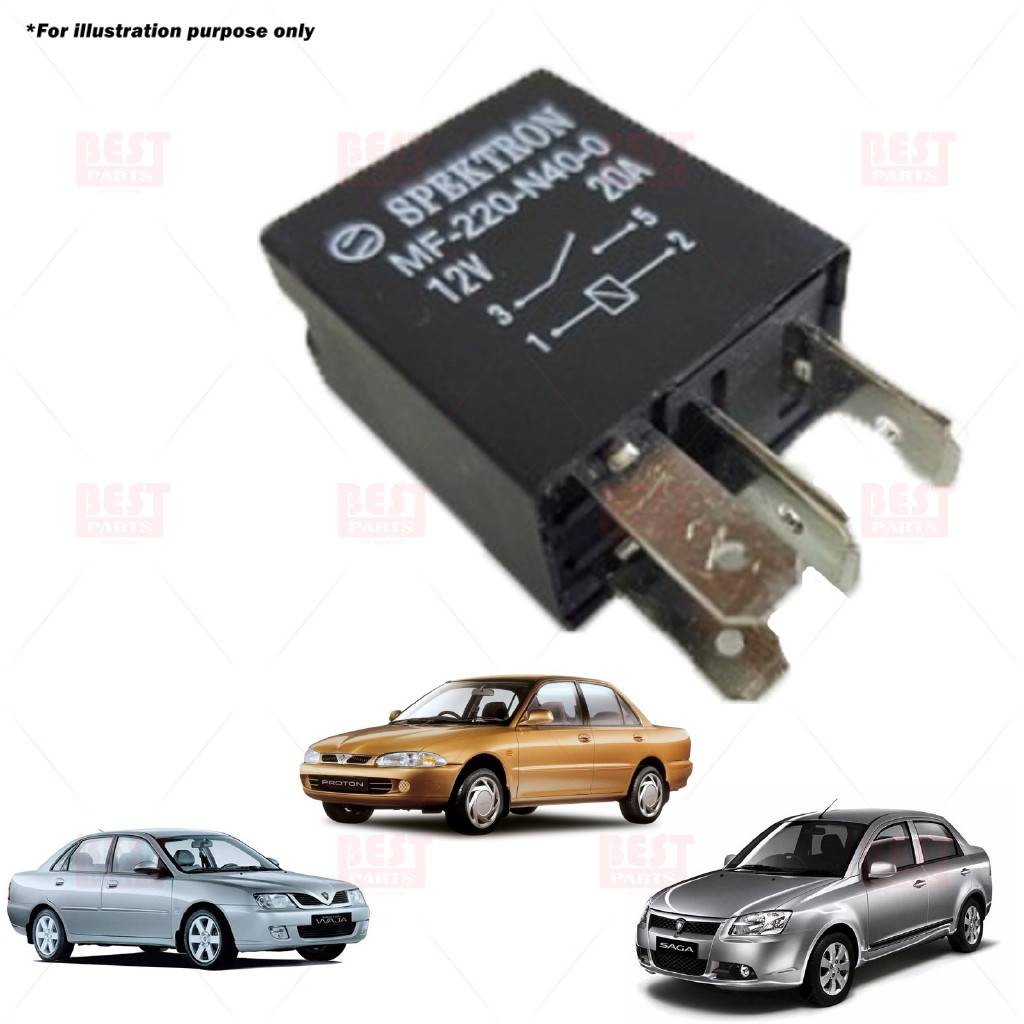 POWER RELAY HEAD LAMP RELAY PROTON WIRA SAGA BLM GEN2 WAJA PERSONA ...