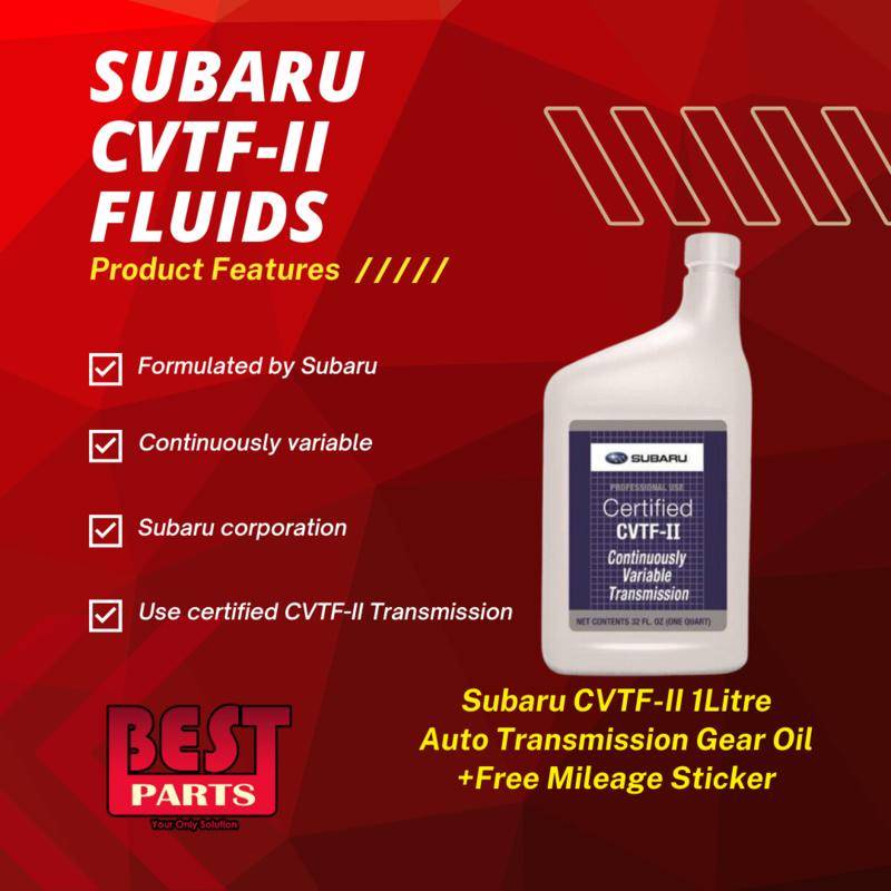 Genuine Subaru XV Forester Legacy Outback Impreza CVTF-II 946mL Idemitsu CVT Transmission Fluid ...