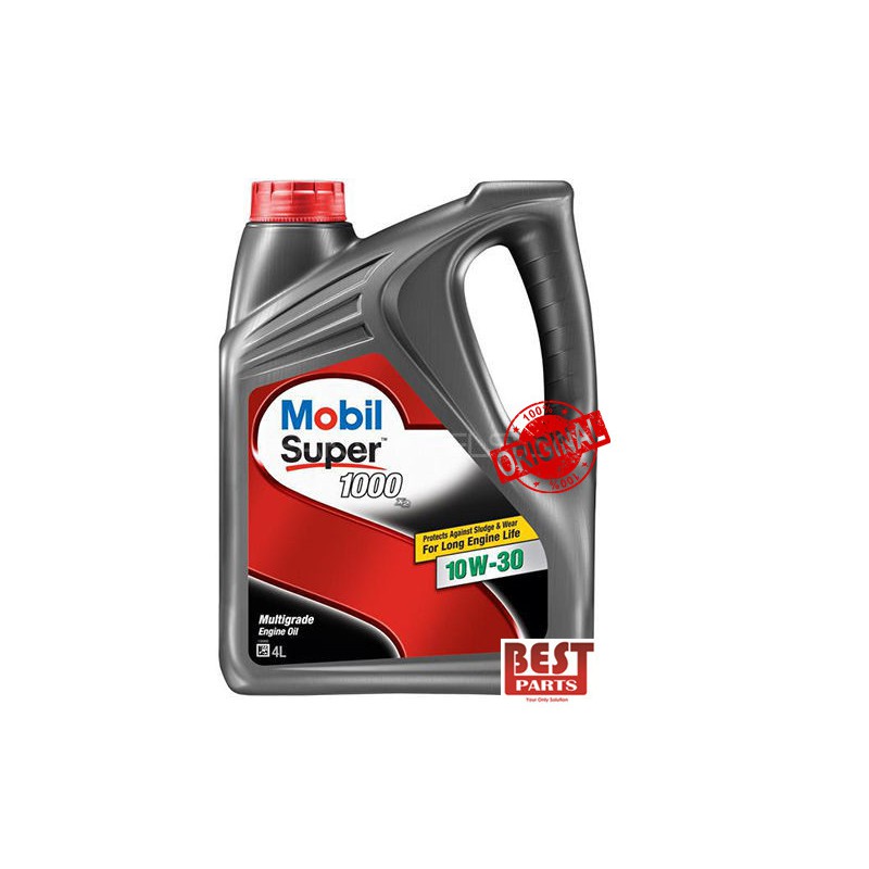 Mobil Super 1000 X1 SN 10W30 Engine Oil 4L - vbest.com.my
