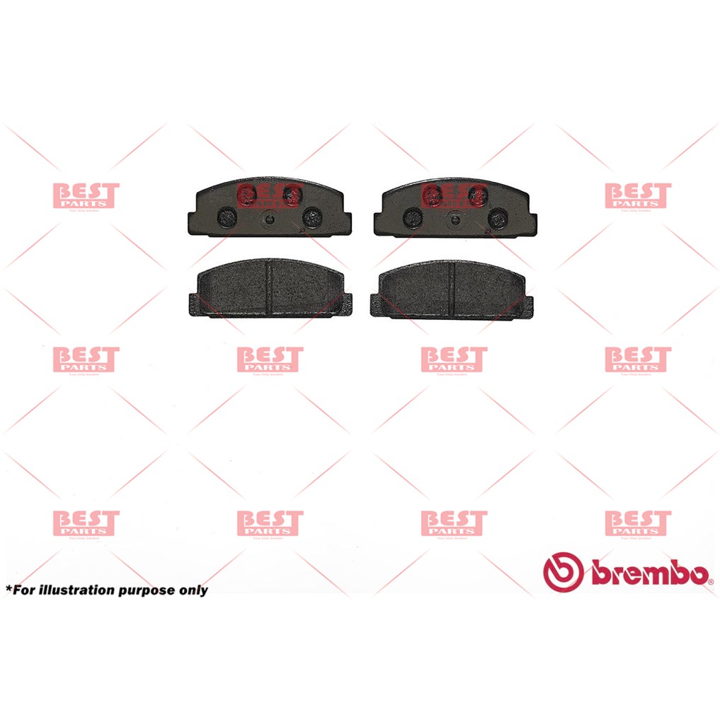 Brembo Mazda 6 2.0 2.5 Rear Brake Pad P49036 - vbest.com.my