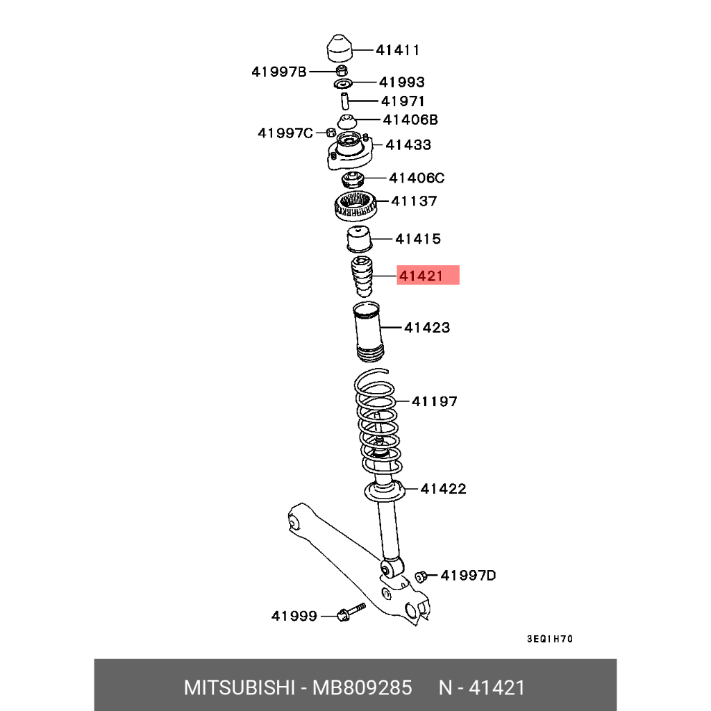 Rear Absorber Shaft Bush PU Silicone Proton Wira Waja Gen2 Persona 07 ...