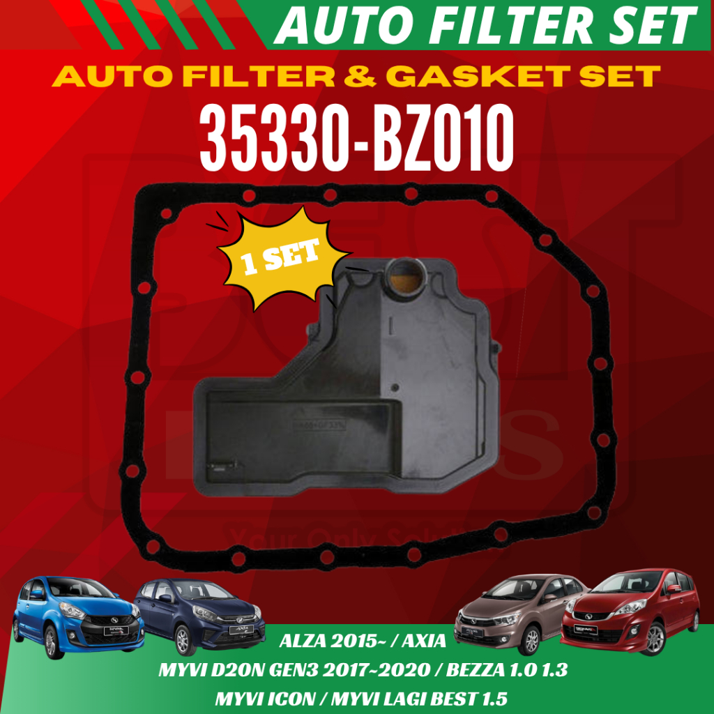 Auto Gearbox Filter Kit–Perodua Alza 2015–2019 Myvi Icon D20N Axia ...