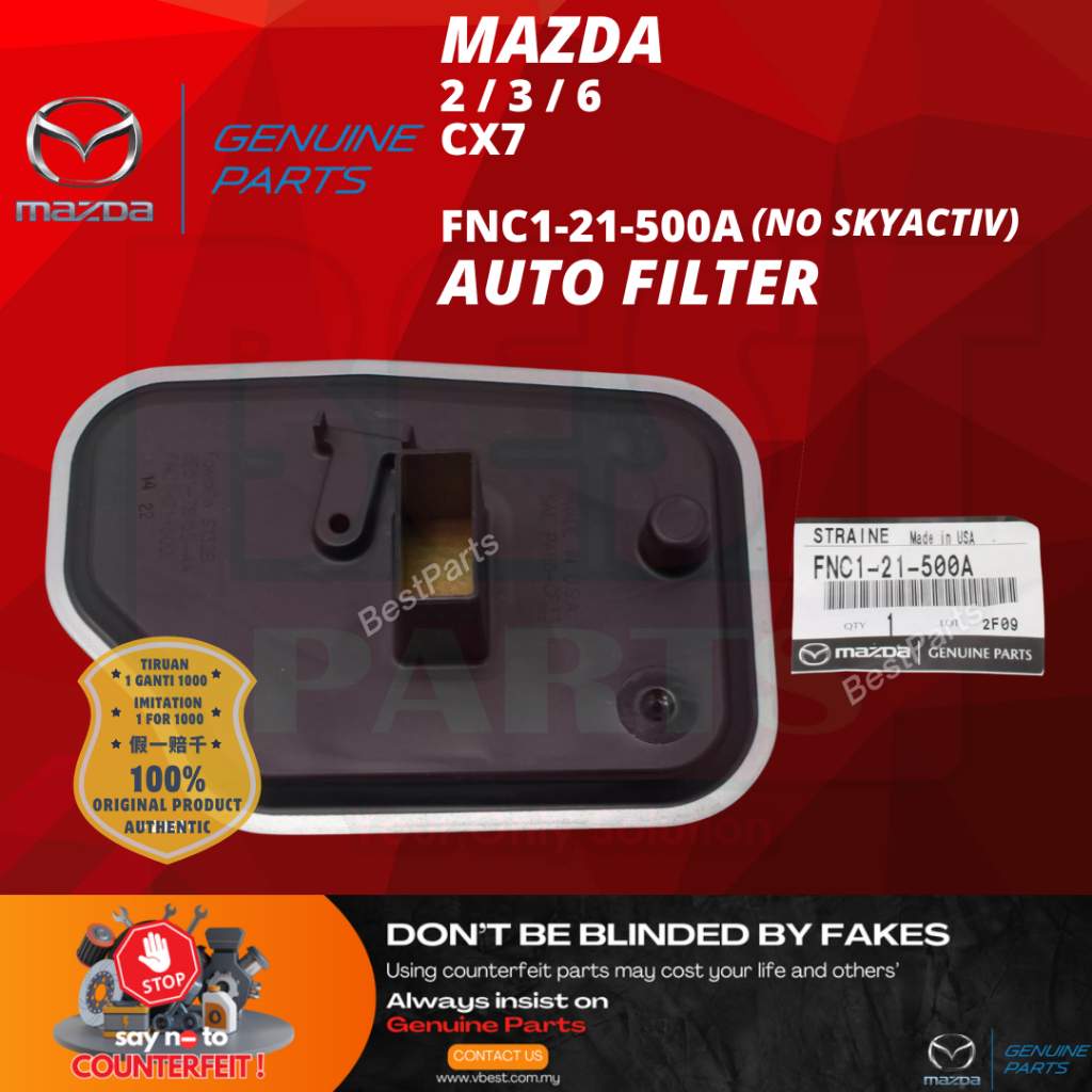 Original Auto Filter Set Mazda 2 Mazda 3 Mazda 6 GH CX-7 # WITHOUT ...